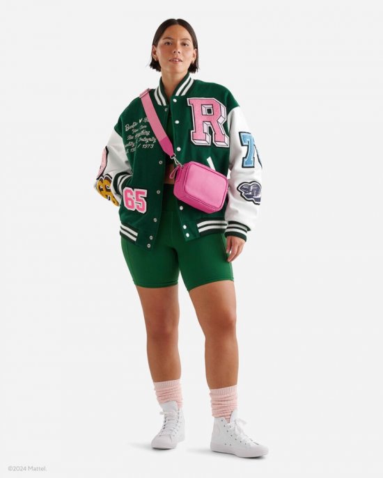 Roots Barbie™ X Roots 65 Varsity Jacket - PINE GROVE , Roots Canada ...