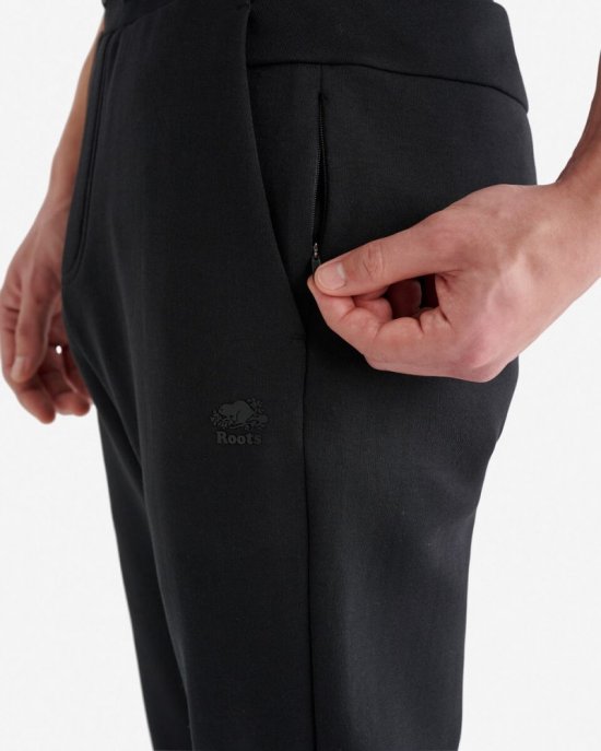 Roots Recover Interlock Jogger - BLACK , Roots Canada Shop - roots ...